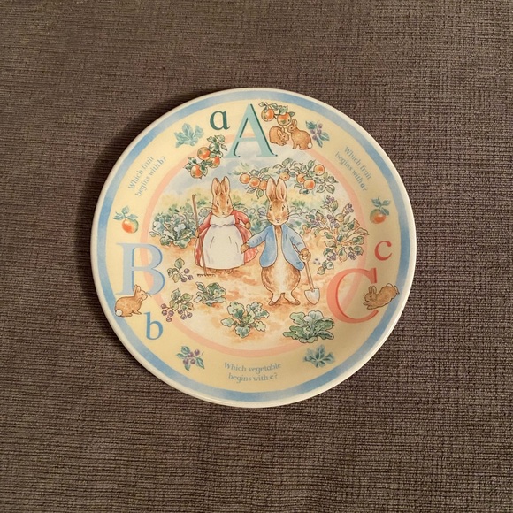Wedgwood | Dining | Vintage Wedgwood Peter Rabbit Abcs Childs Plate ...
